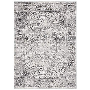 United Weavers of America, Austin Clark Blue Accent Rug Classic Indoor Rug with Jute Backing. Transitional Rugs, Grey, 1'11" x 3' (4540 20472 24)