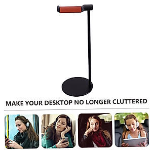 JEWEDECO Headphone Hanger Clothes Hanging Rack Stand Wireless headsets Over Ear Wireless Headphones Gaming Headphone Stand Wireless Over The Ear Headphones Headphone Display Stand Alloy