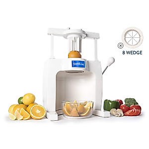 Sunkist Growers | Commercial Series Sectionizer with 8 Wedge Blade Cup | Fruit & Vegetable Cutter | Food Preparation | Interchangeable Kitchen-Grade Stainless Steel Blades | NSF Approved | Model S-104