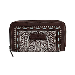 ARIAT Rori Wallet, Dark Brown