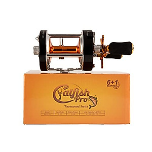 Catfish Pro Tournament Series Round Baitcasting Fishing Reel 600 CTS