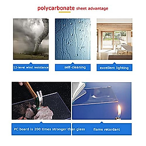 Arched Front Door Canopy Window Door Awning Canopy Outdoor Polycarbonate Cover Front Door Outdoor Patio Awning Canopy Uv Rain Snow Protection,Porch Gazebo Garden Shelter (16"x79")