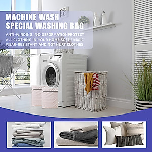 AZRDXSD 2Pcs Laundry Bags, Delicate Honeycomb Mesh Laundry Bag, Home Laundry Supplies, Clothes Laundry Mesh, 16 * 20 Inch Clothes Washing Bag for Washing Machines, Travel Storage and Organization Bag