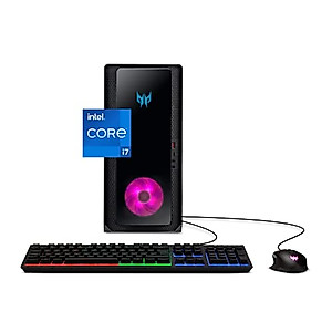 Acer Predator Orion 3000 PO3-640-UA91 Gaming Desktop | 12th Gen Intel Core i7-12700F 12-Core | NVIDIA GeForce RTX 3070 | 16GB DDR4 | 512GB Gen4 SSD | 1TB HDD | Intel Wi-Fi 6E | RGB Keyboard & Mouse