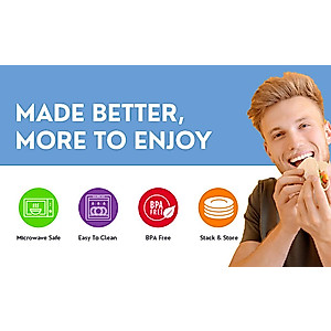 Jarratt Industries Fiesta Taco Serving Plates, Serving Trays with Stand Up Taco Holder, Plastic Plate Set for Soft and Hard Shell Tacos, Use for Taco Nights and Taco Bar, Microwave Safe, Set of 6