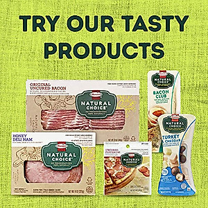 Hormel Natural Choice Fully Cooked Uncured Bacon, 2.5 Oz