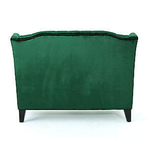 NicBex Tra-LS-00041-DX Love Seats, 50.25'' L x34'' W x 38.5'' H, Emerald