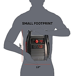 Schumacher Electric DSR115 Rechargeable Jump Starter - 12V 4400 Peak Amps Portable Car Jump Starter for Semis + Class 8 Vehicles - 750 Cranking Amps, 525 Cold Cranking Amps