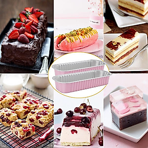 Cupcake Liners With Lids 150Pack,Pink Disposable Ramekins Baking Cups Muffin Tins Cupcake Cups