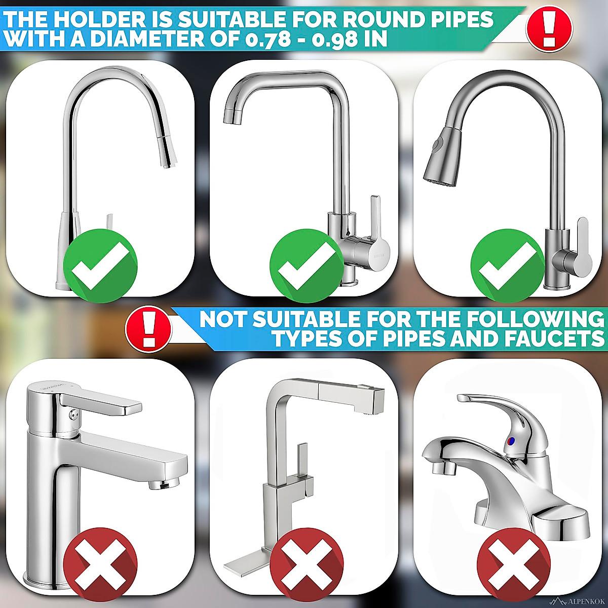 Faucet Rack for Kitchen Sink Sponge Caddy - Bathroom Sink Faucet Sponge Holder Soap Holder Kitchen Sink Organizer - Stainless Steel Sponge Holder for Kitchen Sink Suction Kitchen Storage Dish Rack