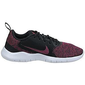 NIKE Women's WMNS Flex Experience RN 10 Running Shoe, Black Fireberry Dk Smoke Grey Iron Grey, 6.5