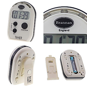 Visual Timer Multi Function with Vibrating Audible and Flashing Alarm - Seniors Countdown Timer ...