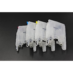 UPink Empty refillable Ink Cartridge Replacement for Brother LC75 LC71 LC79 MFC-J280W J425W J430W J432W J435W J625DW J6510DW MFC-J6710DW MFC-J6910DW