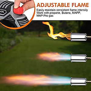 Powerful Cooking Torch,Sous Vide,Propane Kitchen Torch, Searing Steak Meater Gun Lighter,Culinary Kitchen Grilling Tool for Searing Steak & Creme Brulee