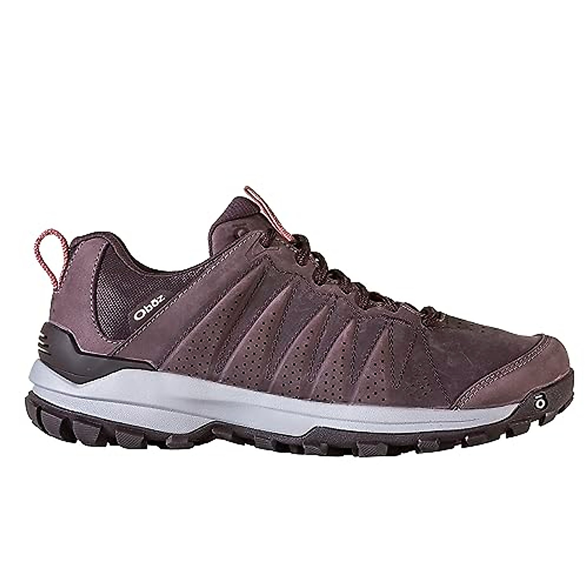 Oboz Women's Sypes Low Leather B-Dry Waterproof Hiking Shoe, Peppercorn, 8.5
