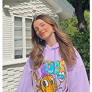 SPACELINE Novelty Hoodies Drug R Bad Men's Fashion Pullover Sweatshirt Hip Hop Streetwear Casual Hoodie Anime Design