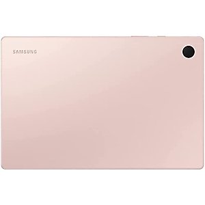 Samsung Galaxy Tab A8 10.5-inch (1920x1200) WiFi Only Tablet Bundle, Eight-Core Unisoc T618 Processor, Bluetooth, Front & Rear Camera, Smart Switch,Android 11 + Accessories (64GB, Pink Gold) (Renewed)