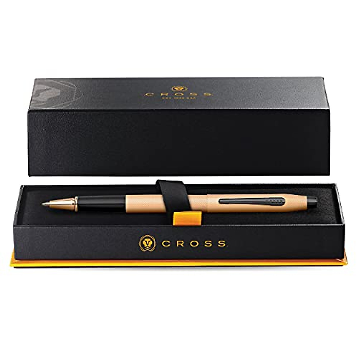 Cross Classic Century Refillable Gel Ink Rollerball Pen, Medium Rollerball, Includes Premium Gift Box - Brushed Rose Gold