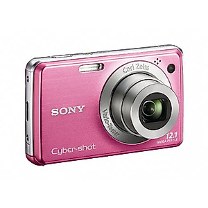 Sony Cybershot DSC-W220 12MP Digital Camera with 4x Optical Zoom with Super Steady Shot Image Stabilization (Light Pink) (OLD MODEL)