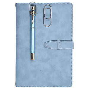 Wisdompro Pen Clip, 12 Pack Stainless Steel Pen Clip Holder for Notebook, Books, Journal, Clipboard, Paper, etc. - Fits Almost Any Pen Size (Silver)