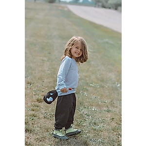 HINTINA Toddler Boy Sweatshirt Outfits Long Sleeve Dinosaur Top Pants Sweatsuit 2PCS Fall Winter Outfits Set(Light Grey, 7-8 Years)