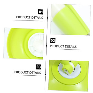 Outanaya 1 Set Mop Pole Rotating Mop Accessory Rod Mopping Replacement Rotating Commercial Mop Handle Mop Rod Mop Handle Replacement Floor Cleaner Mop Rotating Mop Part Pole Green Plastic