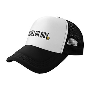 Snogisa Party Vintage Retro Style Trucker Cap Hat,Bachelor Party Ideas,Supplies, Gifts,Party Favors for Man (Black-1)