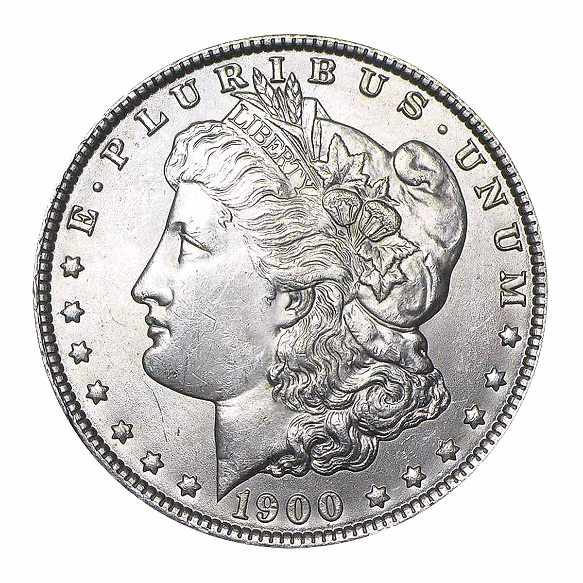 1900 P Morgan Silver Dollar BU $1 Brilliant Uncirculated