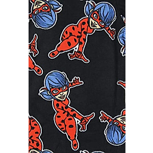 Komar Kids Miraculous Ladybug Girls Be Yourself Girl Power 2 Piece Pajama Set, 8 Multicolored