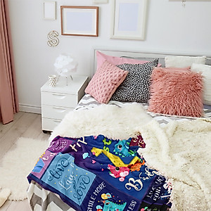 Puzopal 1 Year Old Girl Gifts, One Year Old Girl Boy Birthday Gifts, 1st Birthday Girl Gifts Blanket 40"X50", 1 Year Old Girl Boy Birthday Gift, First Birthday Gifts for 1 Year Old Girls Boys