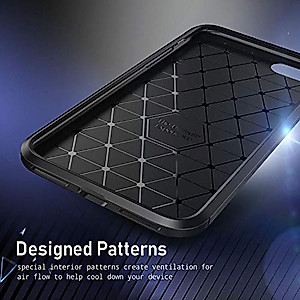 ORIbox for iPhone SE (3rd and 2nd gen) and iPhone 8/7 Case Black, Durable Lightweight Shockproof Cover,Slim Phone Case for iPhone SE 2022/2020 for Women Men Girls Boys