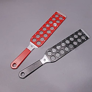 BALAX Optical Retinoscopy Rack w/A Nylon Pocket Lens Set Retinoscopy Bars for Quick Examination 2 Bars 32 Lenses Red & Black