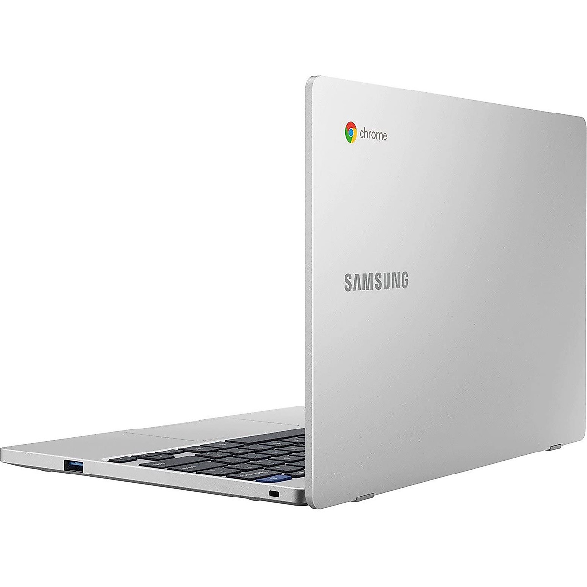 SAMSUNG Chromebook 4 Laptop 11.6'' HD LED (1366 x 768), Intel Celeron Processor N4020 Processor, Intel UHD Graphics 600, 4GB RAM, 160GB Storage(32GB eMMC+MTC 128GB SD Card), Chrome OS, Platinum Titan