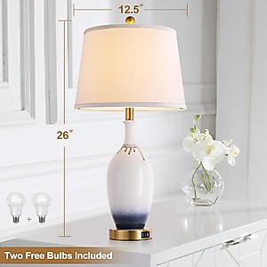 Large Desk Lamps for Home Office, Whtie Architect Desk Lamp with Clamp