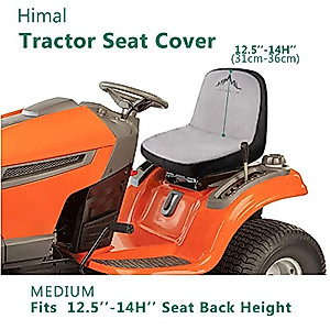 Himal Riding Lawn Mower Seat Cover, Durable 600D Polyester Oxford Durable Tractor Seat Cover,Medium