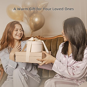 Bamboo Cooling Mattress Topper Queen Size, Mattress Pad Quilted with 600GSM Down Alternative Fill with a Deep Pocket for a Luxurious Sleep Experience (Queen, 60" x 80")