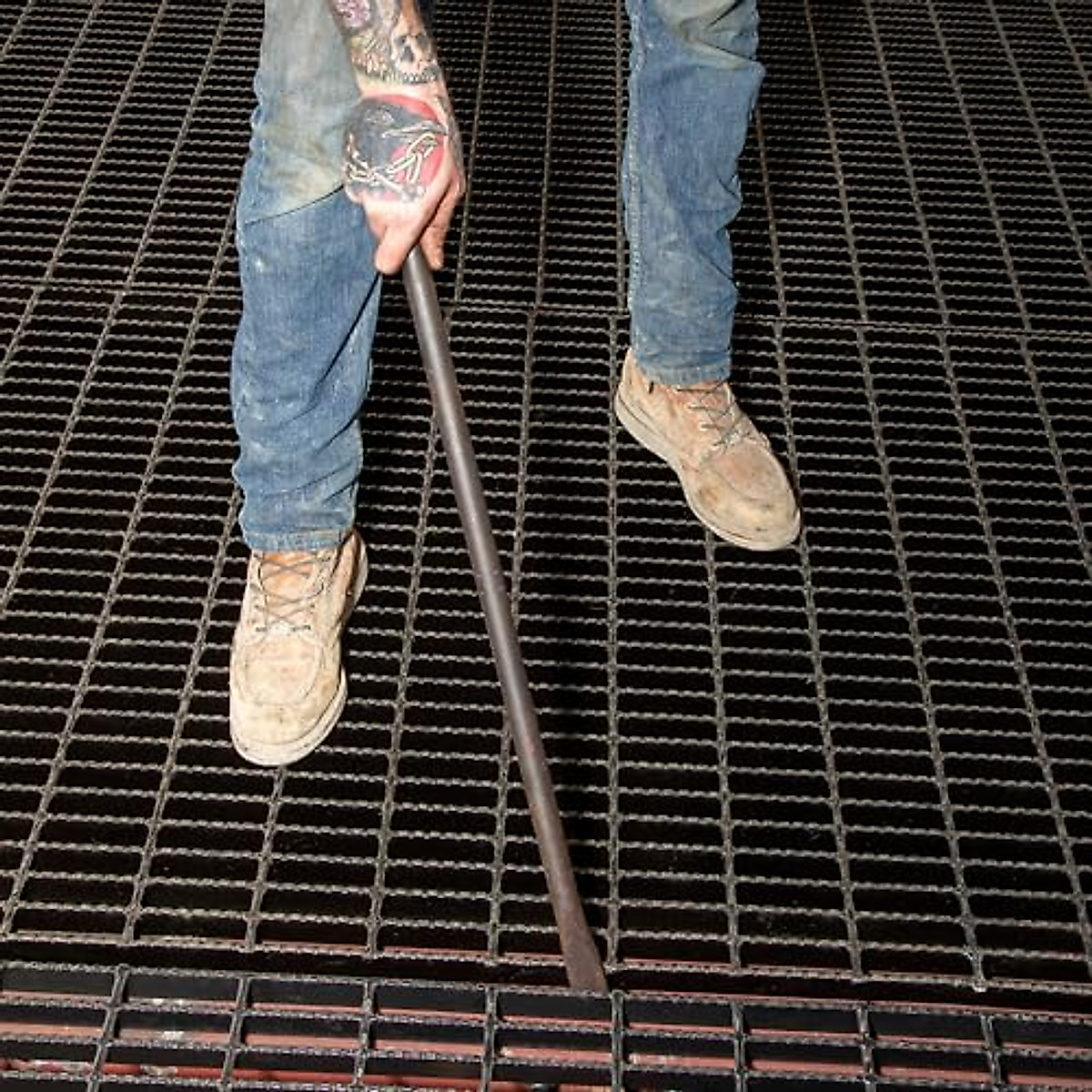 Klein Tools 3248 Round 7/8-Inch x 30-Inch Connecting Bar, Made in USA, Sleever Bar for Aligning, Prying and Chiseling