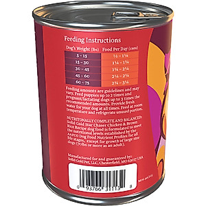 Solid Gold Canned Dog Food for Adult & Senior Dogs - Made with Real Chicken and Whole Grains - Star Chaser High Calorie Wet Dog Food for Healthy Digestion and Immune Support…