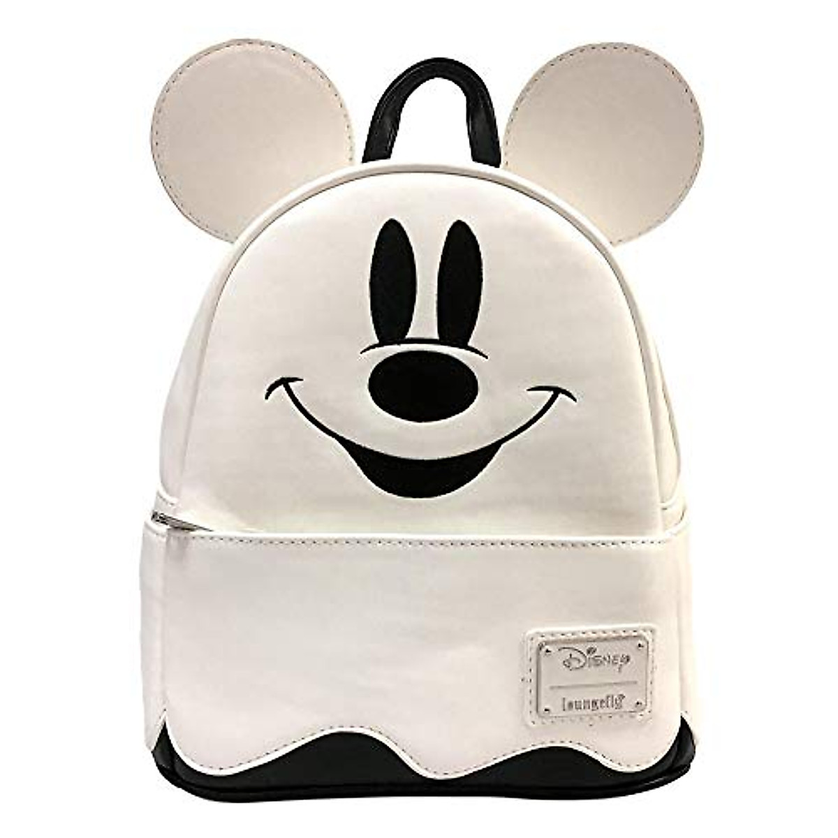 Loungefly Disney Ghost Mickey Mouse BOO! Halloween Womens Mini Backpack Purse
