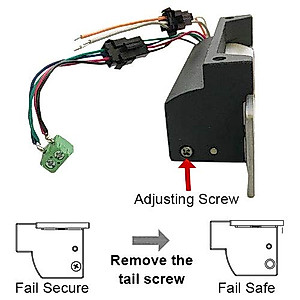Zemgo FPC-8419 Smart Mobile WiFi Controller for Access Control with Android + Apple App, Web Browser + Smartphone Remote Viewing, 770lbs Electric Door Strike Fail Safe Fail Secure + Power Supply