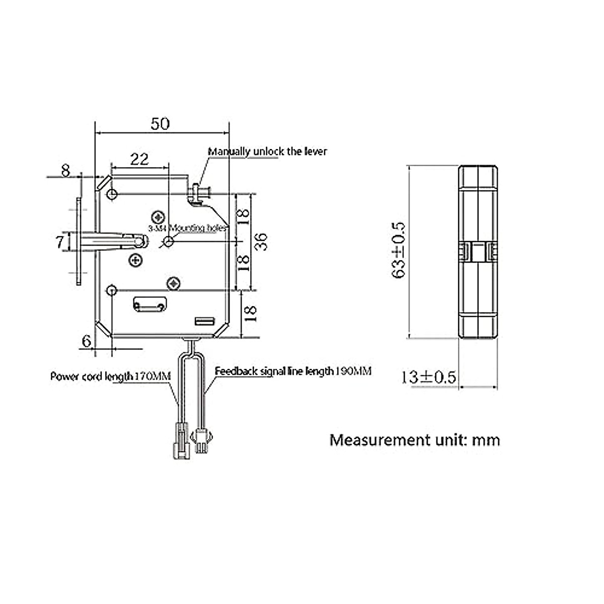 Small electromagnetic lock DC12V/2A cabinet door lock mini electric control lock vending machine electronic lock small door lock