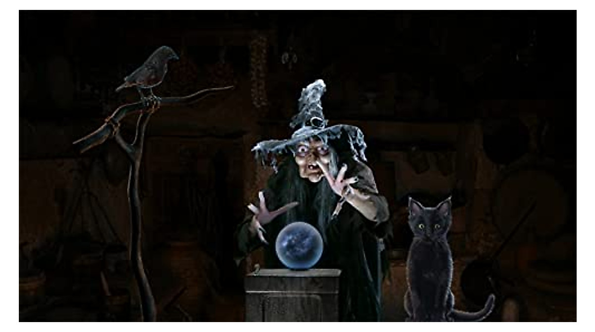 AtmosFX Halloween USB Decoration – 8 Spooky Video Effects