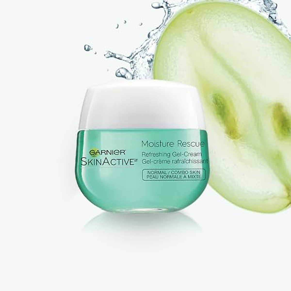 Garnier SkinActive Moisture Rescue Refreshing Gel-Cream for Normal/Combo Skin, Oil-Free, 1.7 Oz (50g), 1 Count (Packaging May Vary)