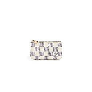 Louis Vuitton Women's Pre-Loved Pochette Cles, Damier Azur, White, One Size