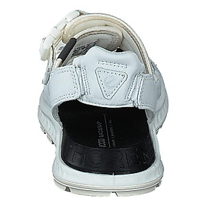 ECCO Women's EXOWRAP 2 Strap Buckle Sport Sandal, White/White, 5-5.5