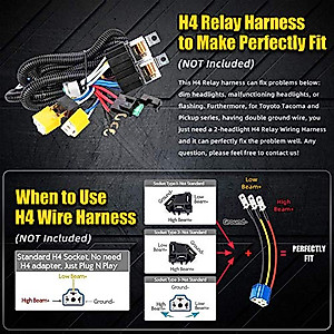 7x6 5x7 LED Lights 2PCS, H6054 LED Lights Rectangle 6054 H5054 Light Hi/Low Sealed Beam for Chevy Blazer Express Van, for Je-ep YJ XJ Cherokee Truck Van