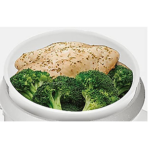 Bene Casa - Rice Cooker with Glass Lid - Includes Nonstick Aluminum Inner Pot and a 12 Hour Keep Warm Feature - Cooks Up to 12 Cups of Rice (6 Cups Uncooked)