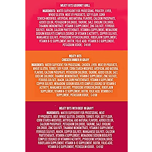 Friskies Wet Cat Food, Meaty Bites, 3-Flavor Variety Pack, 5.5-Ounce Can, Pack Of 12