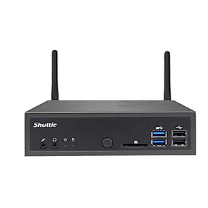 Shuttle XPC DH310 Slim PC, Intel Core i7-8700 6 Cores 12 Threads 4.6Ghz, Dual Display, Dual LAN, WiFi, Win 10 Pro (32GB RAM + 1TB SSD)