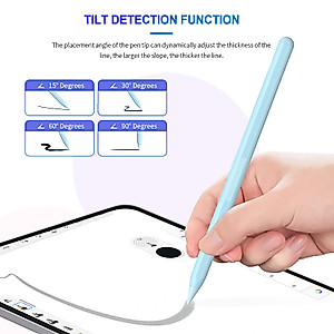 Stylus Pen for Touch Screens, iPad Pencil 2nd Generation with Wireless Charging